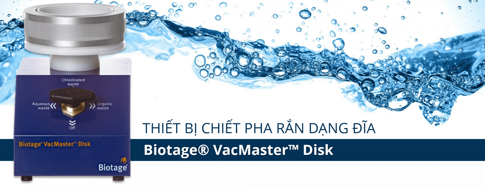 THIẾT BỊ CHIẾT PHA RẮN DẠNG ĐĨA Biotage VacMaster Disk - Tegent