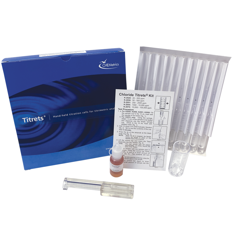 Test Cloride trong nước - Chemetrics USA - Tegent