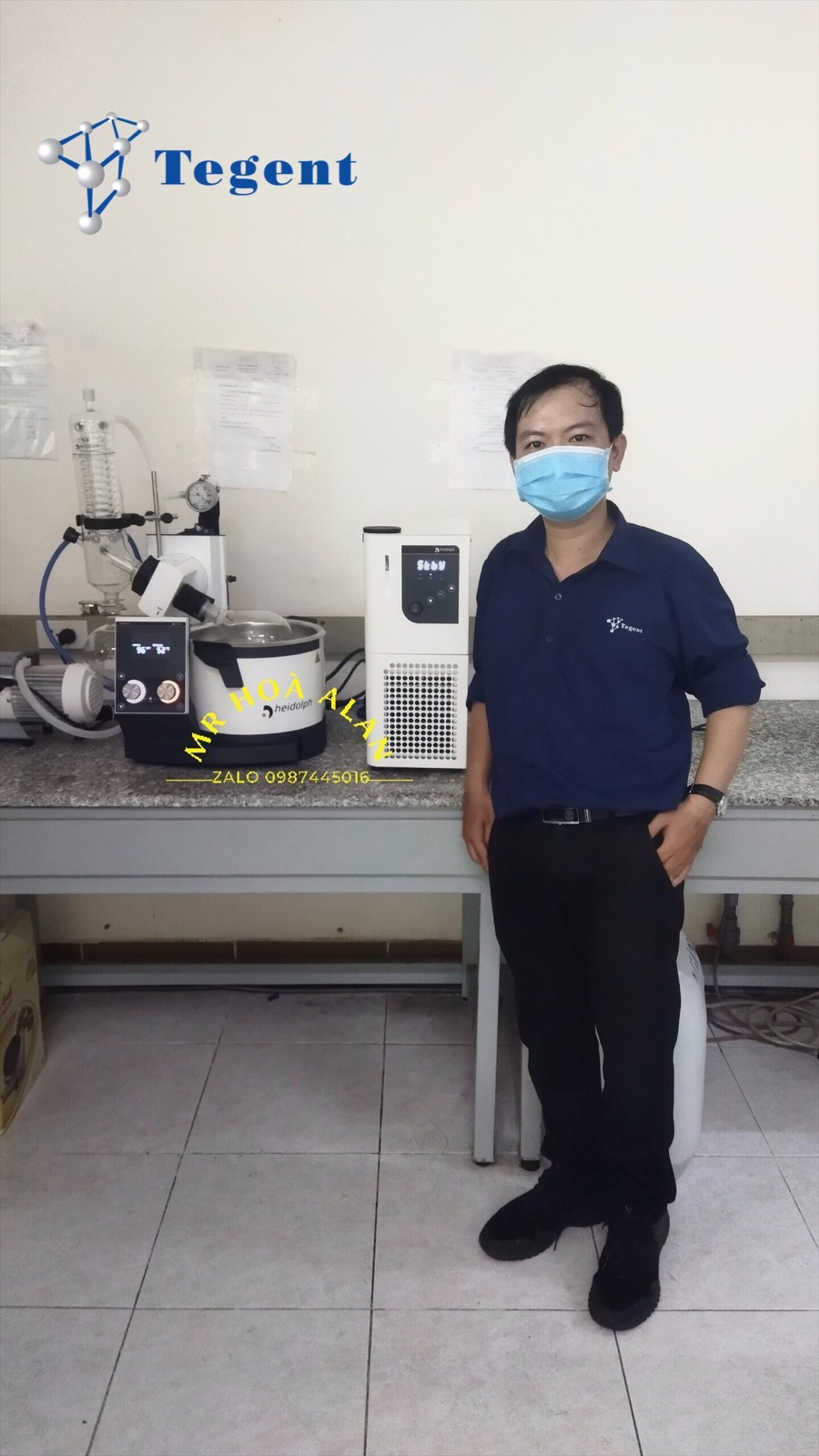 MÁY CÔ QUAY CHÂN KHÔNG 100 mL- 5000 mL - Tegent